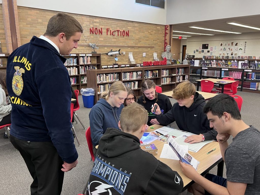 State FFA Officers visit Central A&M – The Breeze-Courier